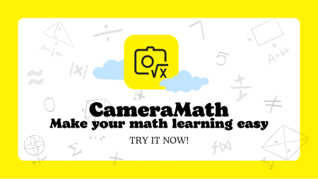 A great helper to make learning math less difficult - CameraMath