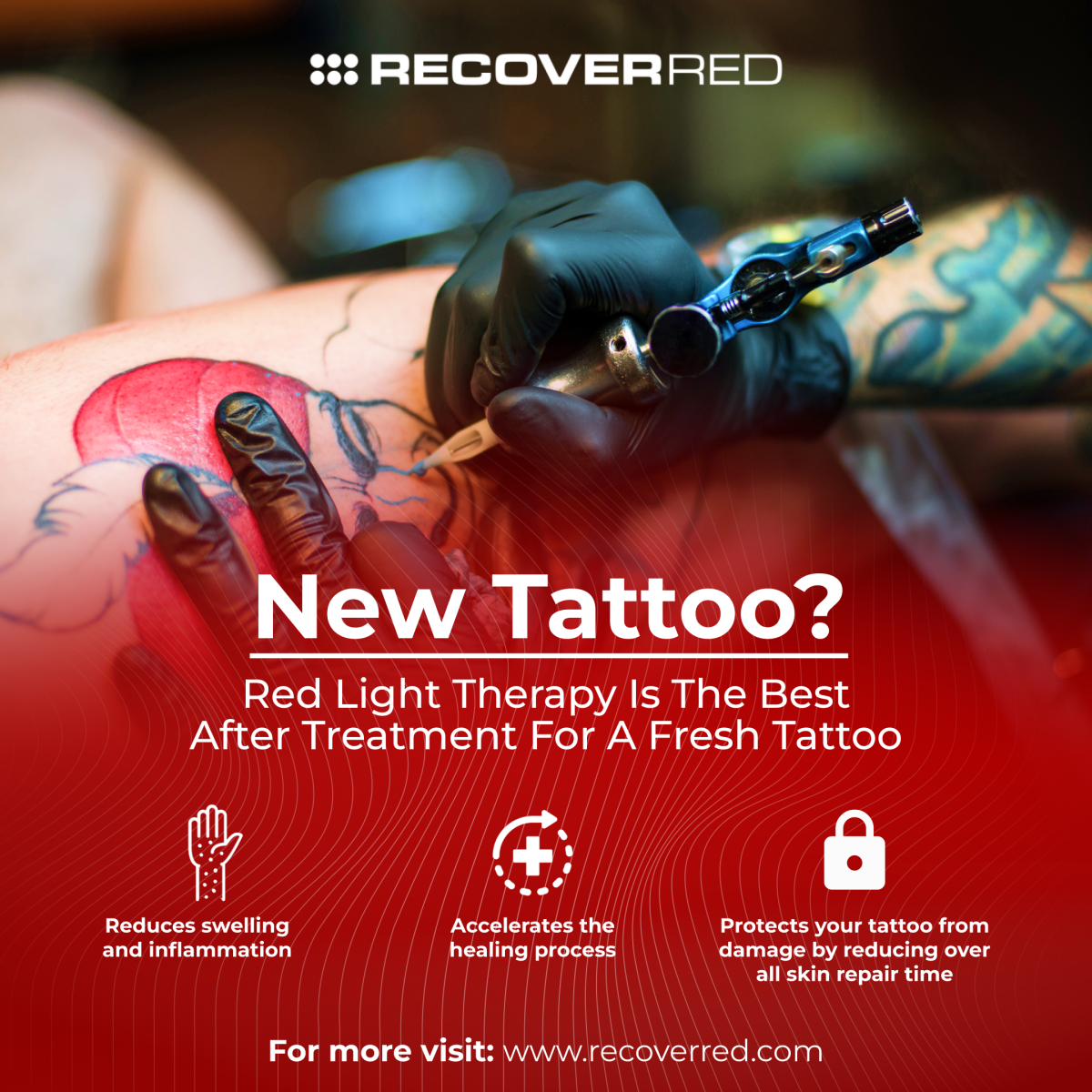3 Ways Red Light Therapy is Perfect for Healing New Tattoos