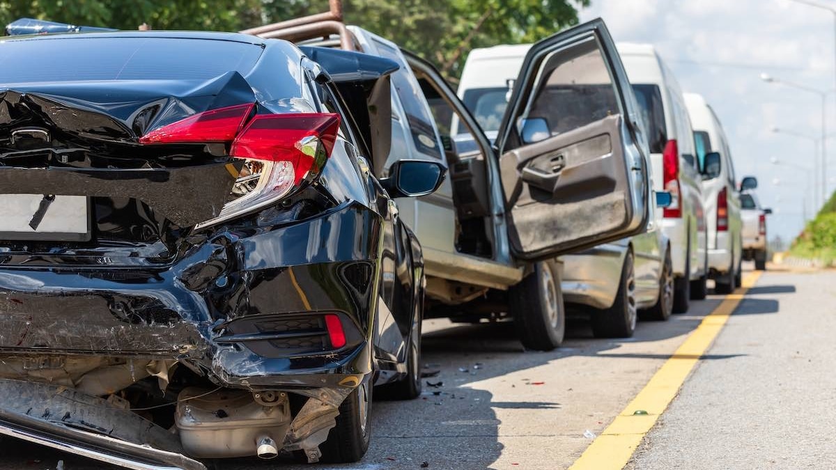 Who is At Fault in a 3-Car Rear-End Collision?