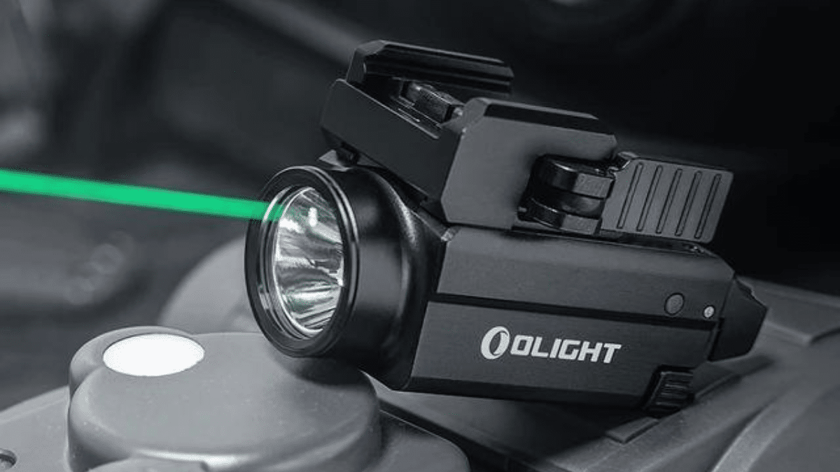 Olight Baldr S Rechargeable Weapon Light with Green Laser