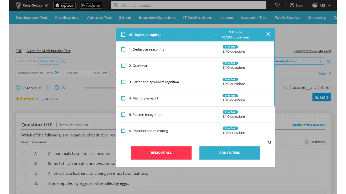 Pass the DLAB Exam on Your First Try with Easy Quizzz DLAB Practice Test
