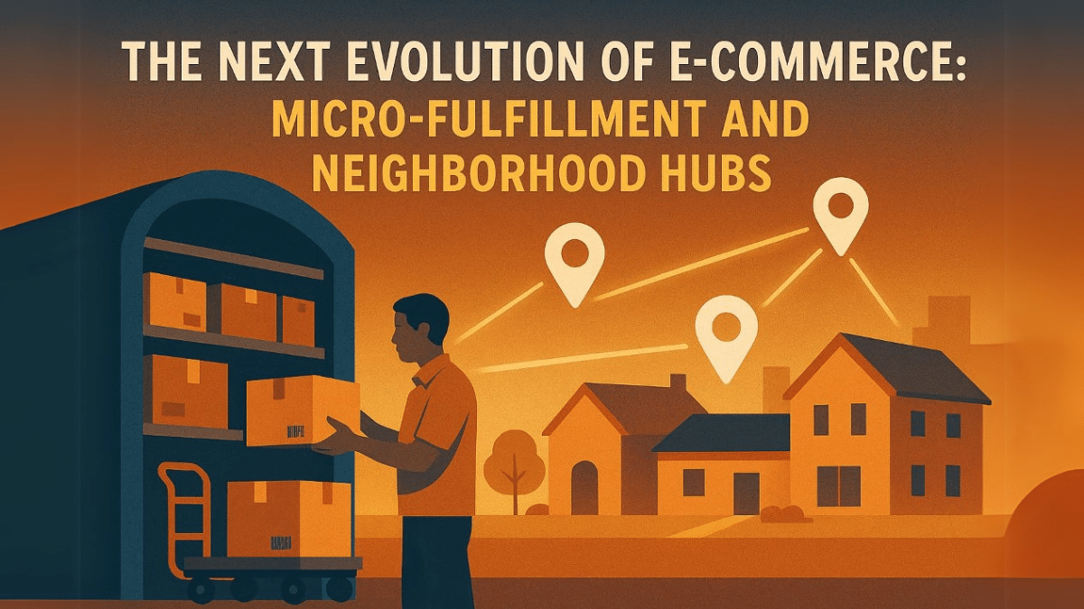 The Next Evolution of E-Commerce: Micro-Fulfillment and Neighborhood Hubs