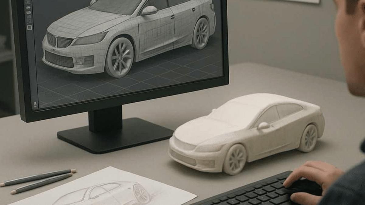 Realistic 3D Automotive Models for Racing Games
