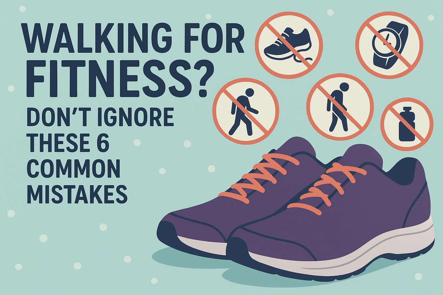 Walking for Fitness? Don't Ignore These 6 Common Mistakes