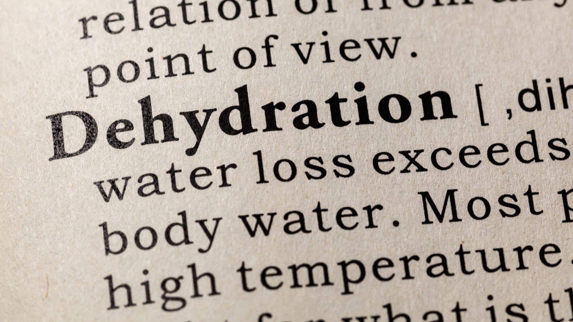 Recognizing Dehydration: What the Signs Are and What to Do About It