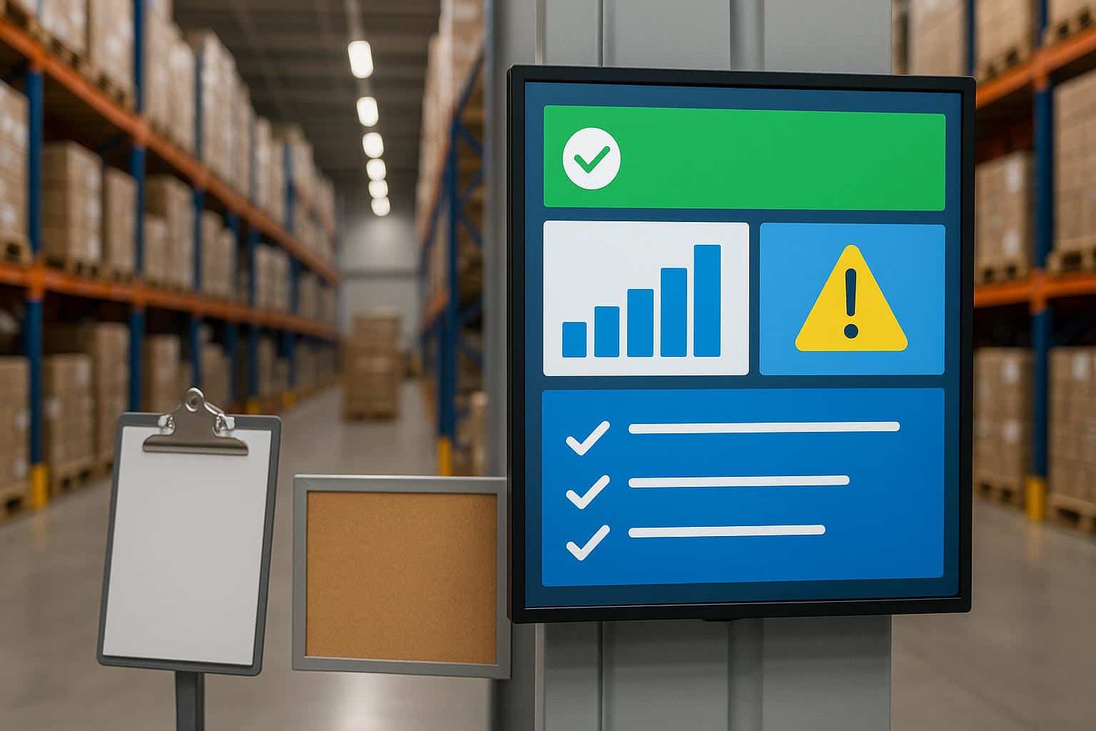 Digital Signage in Warehouses: Why Screens Are Replacing Clipboards and ...